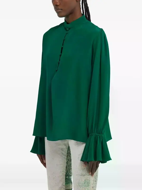 Roberto Cavalli Flared-cuff Blouse