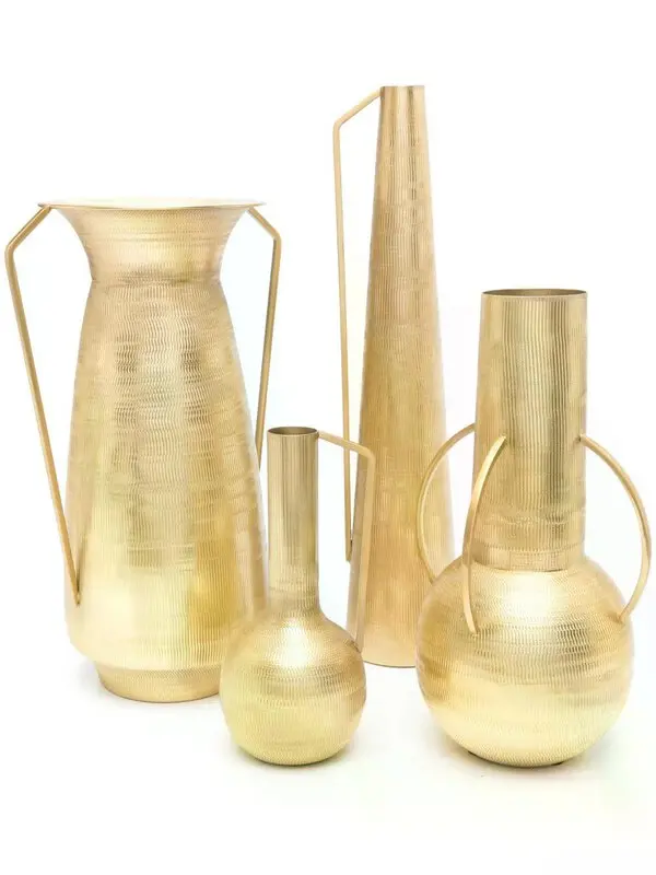 POLSPOTTEN X Browns Roman Metal Vases - Gold