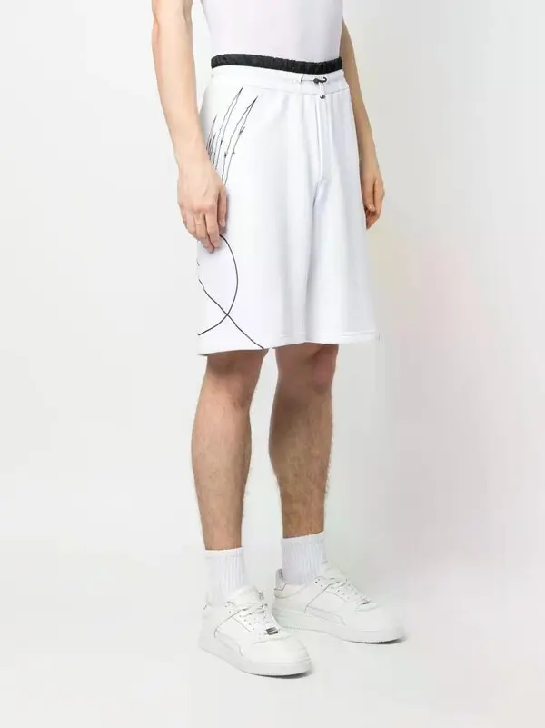 PLEIN SPORT Scratch Elasticated Waist Shorts