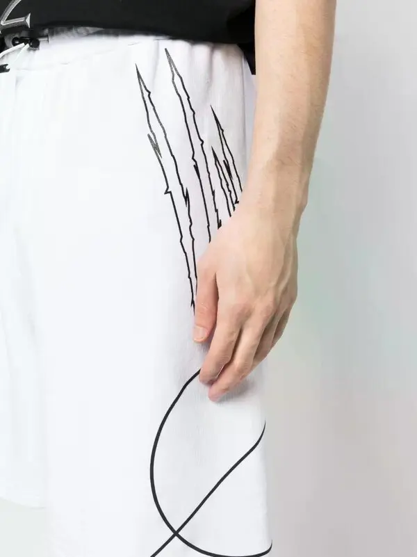 PLEIN SPORT Scratch Elasticated Waist Shorts