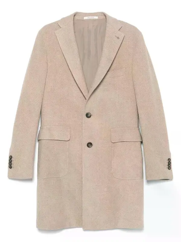 Tagliatore Single-breasted Belted Coat