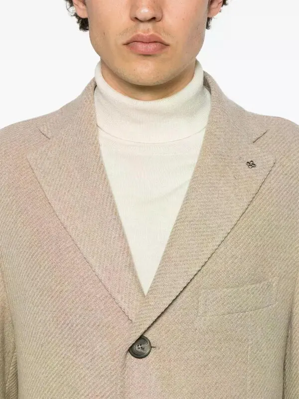 Tagliatore Single-breasted Belted Coat