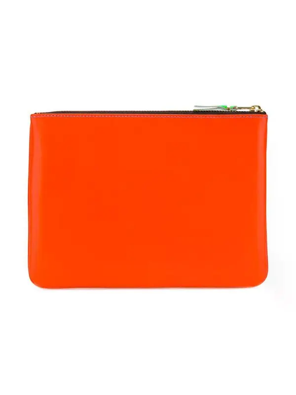 Comme Des Garçons Colour-block Leather Wallet