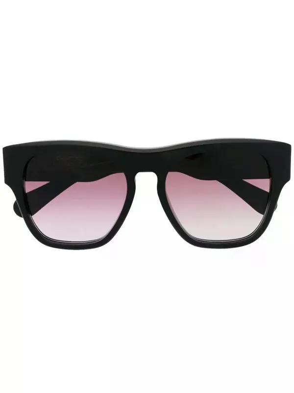 Chloé Polished Square-frame Sunglasses - Black