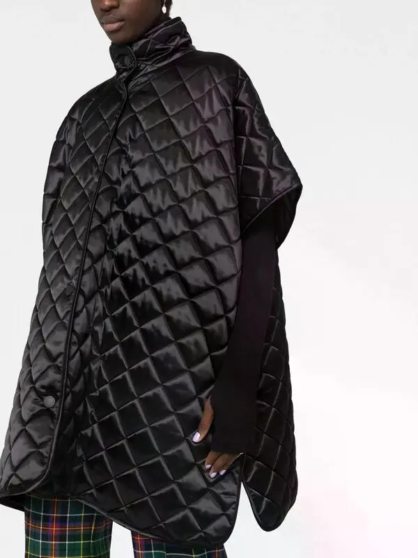 Moschino Quilted Short-sleeve Coat