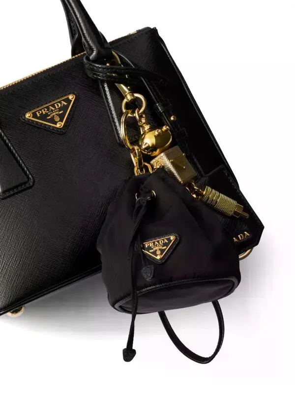 Prada Re-edition 1978 Key Ring - Black
