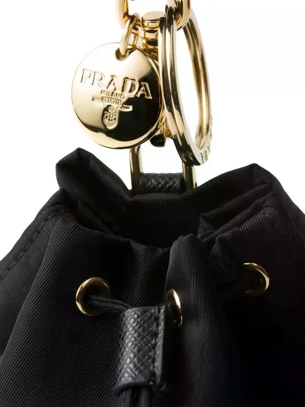 Prada Re-edition 1978 Key Ring - Black