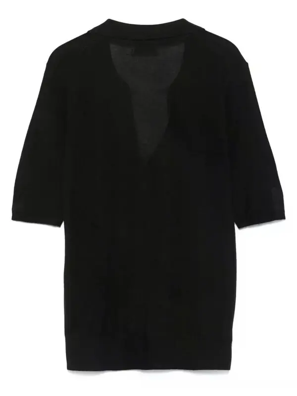 Gabriela Hearst Frank Polo Top - Black