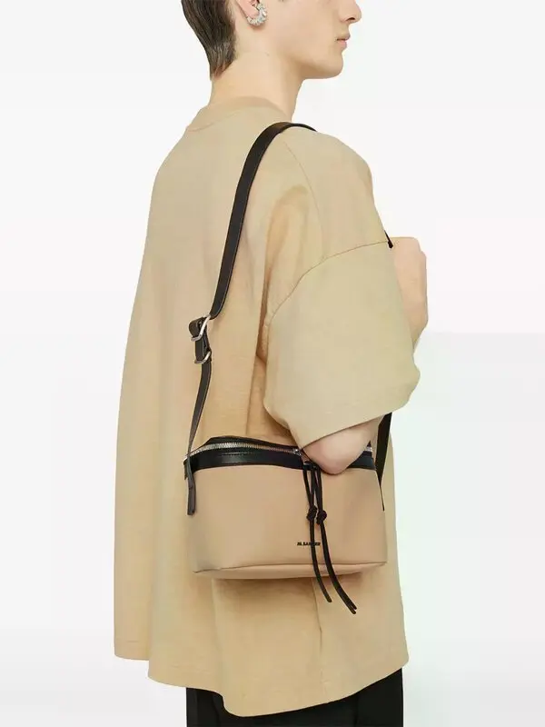 JIL SANDER Leather Shoulder Bag