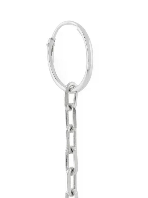 COUP DE COEUR Skinny Chain Hoop Earring