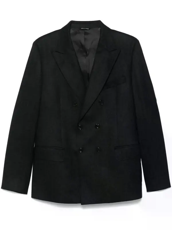 REVERES 1949 Viring Wool Blazer - Grey