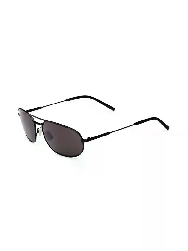 Saint Laurent Sl 561 Pilot-frame Sunglasses - Black