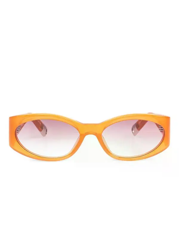 Jacquemus Oval Frame Sunglasses