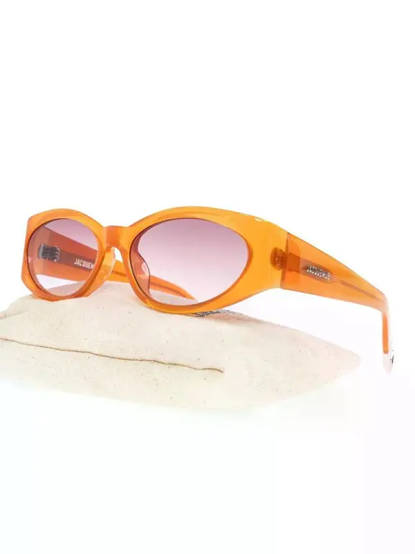 Jacquemus Oval Frame Sunglasses
