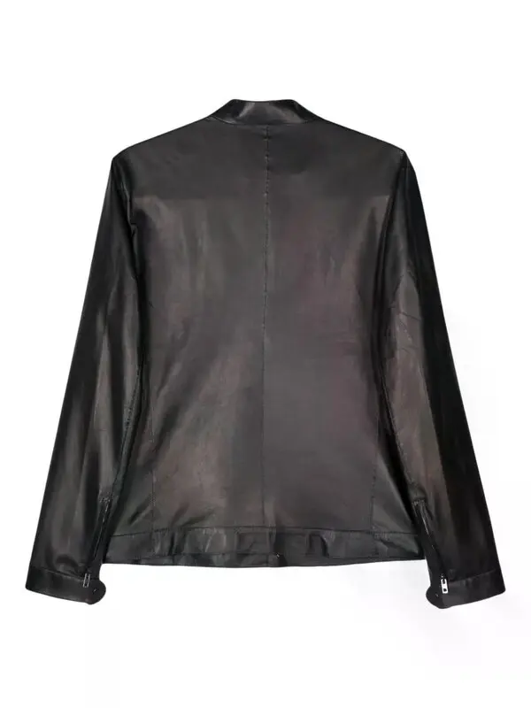 SALVATORE SANTORO Zip-up Leather Jacket