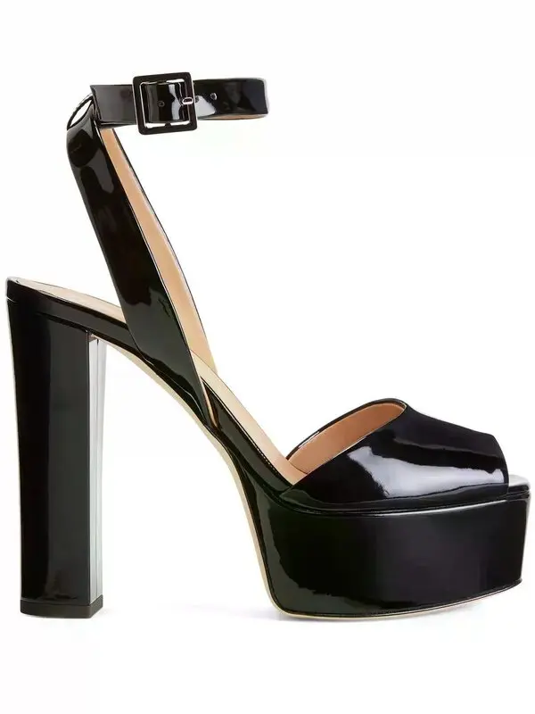 GIUSEPPE ZANOTTI 120mm Betty Platform Sandals - Black