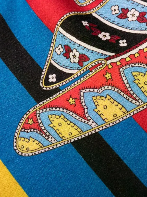 Etro Graphic-print Checked Blanket