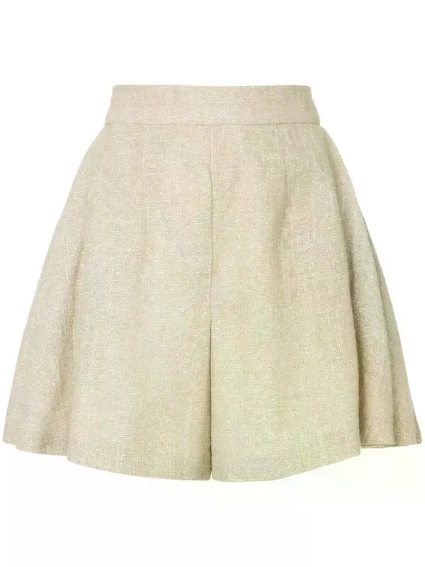 BAMBAH Sparkle Culotte Shorts - Brown