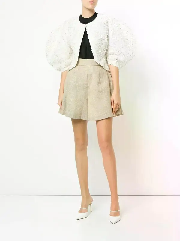 BAMBAH Sparkle Culotte Shorts - Brown