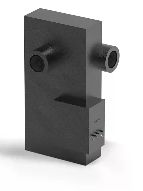 TRANSPARENT Brutalist Speaker - Black