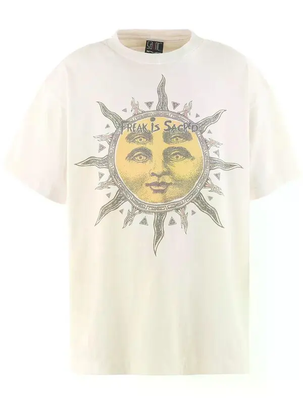 SAINT MXXXXXX X Cactus Plant Flea Market Graphic-print T-shirt - White