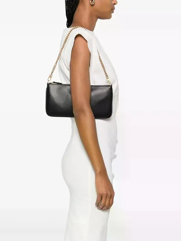 Pinko Love Birds Flat Shoulder Bag - Black