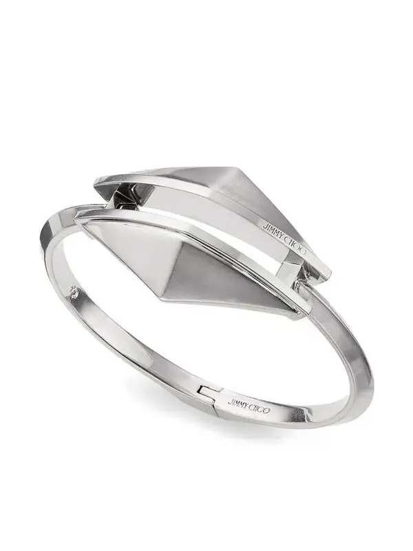 JIMMY CHOO Diamond Link Cuff Bracelet