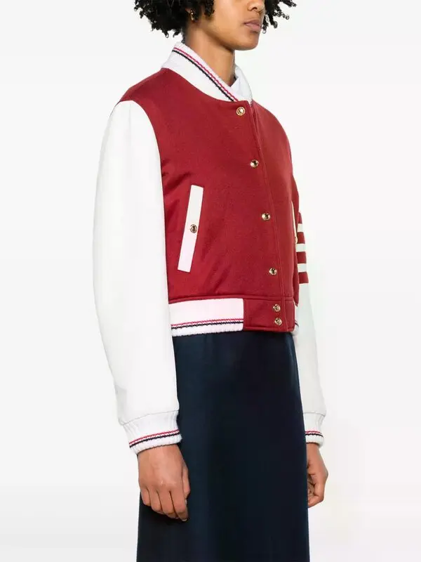 Thom Browne 4-bar Stripe Varsity Jacket