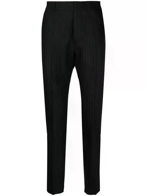 AMI Paris Pinstriped Tapered Trousers
