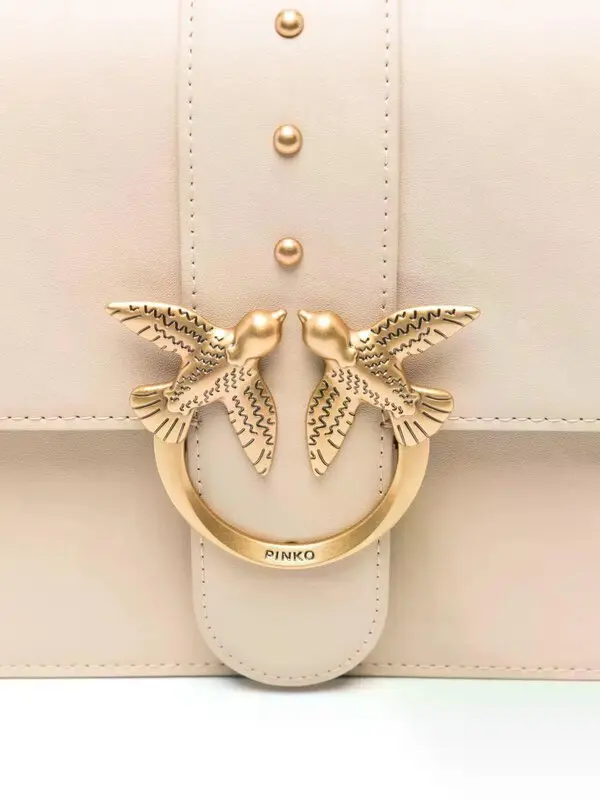 Pinko Love Shoulder Bag - Neutrals