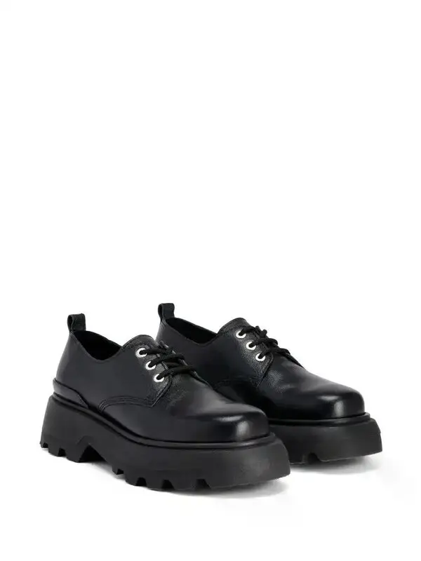 AMI Paris Leather Lace-up Loafers