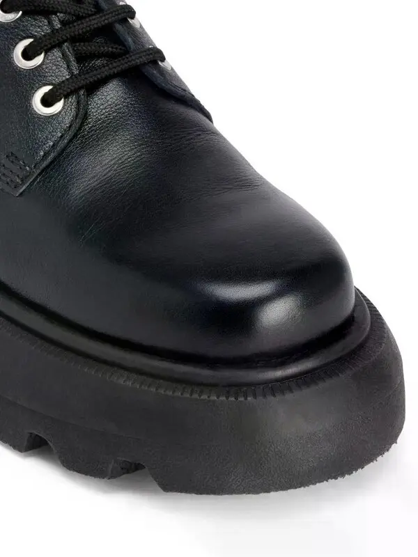 AMI Paris Leather Lace-up Loafers