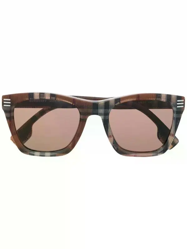 Burberry Square-frame Sunglasses - Brown