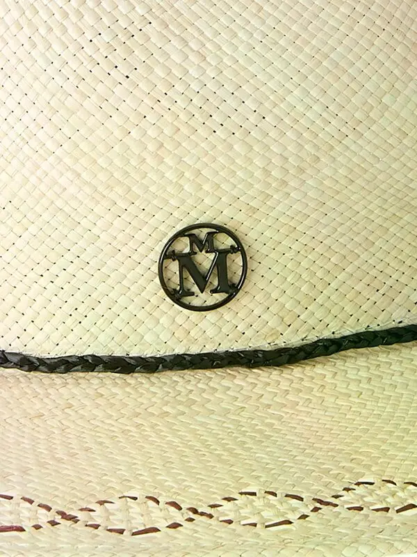 MAISON MICHEL Kyra Straw Fedora