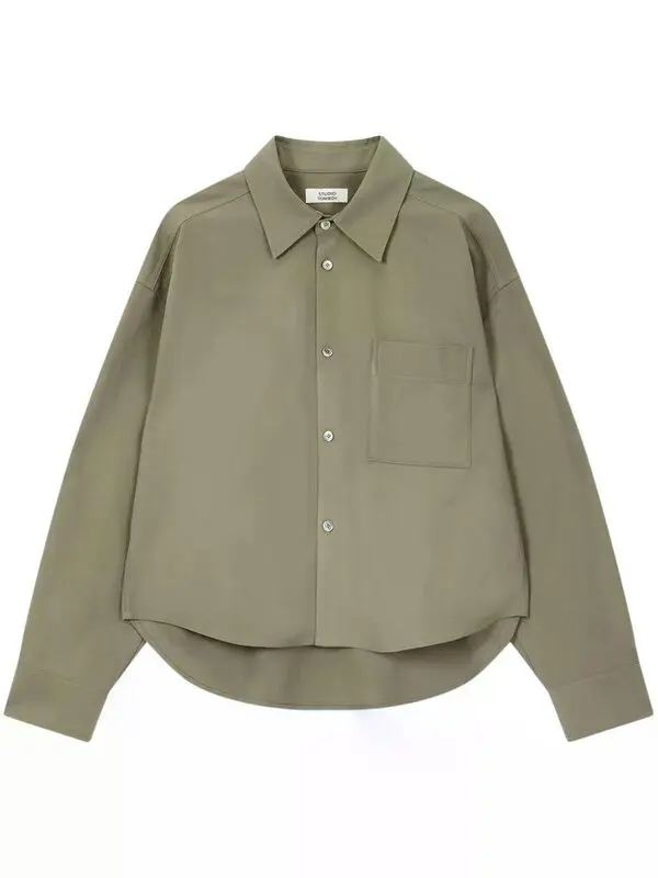 STUDIO TOMBOY One-pocket Shirt - Green
