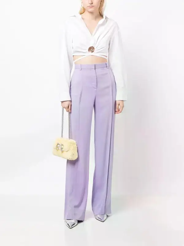 SELF-PORTRAIT Fluffy Bow Shoulder Bag