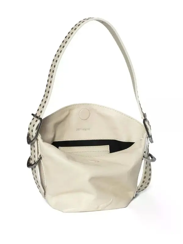Zadig&Voltaire Baby Jane Leather Shoulder Bag - Neutrals