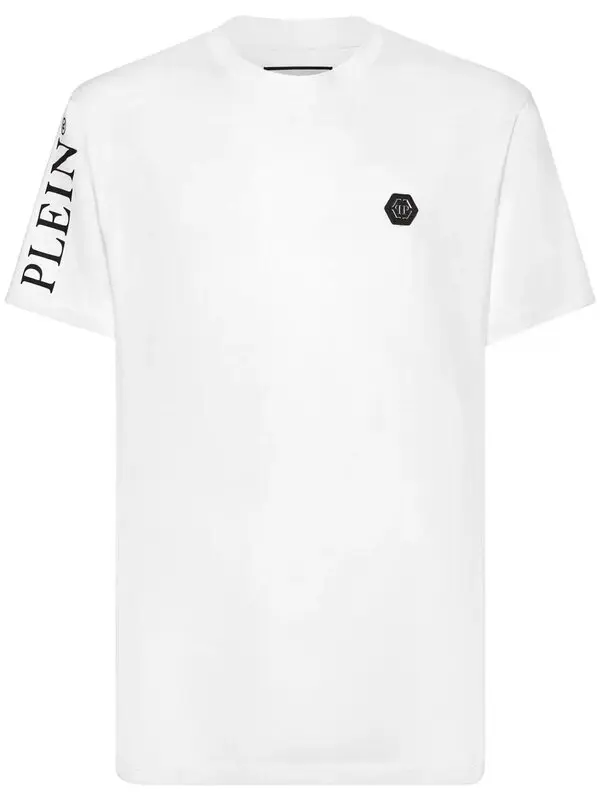 Philipp Plein Logo-patch Cotton T-shirt