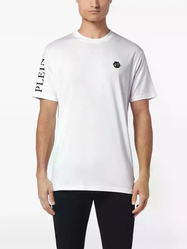 Philipp Plein Logo-patch Cotton T-shirt