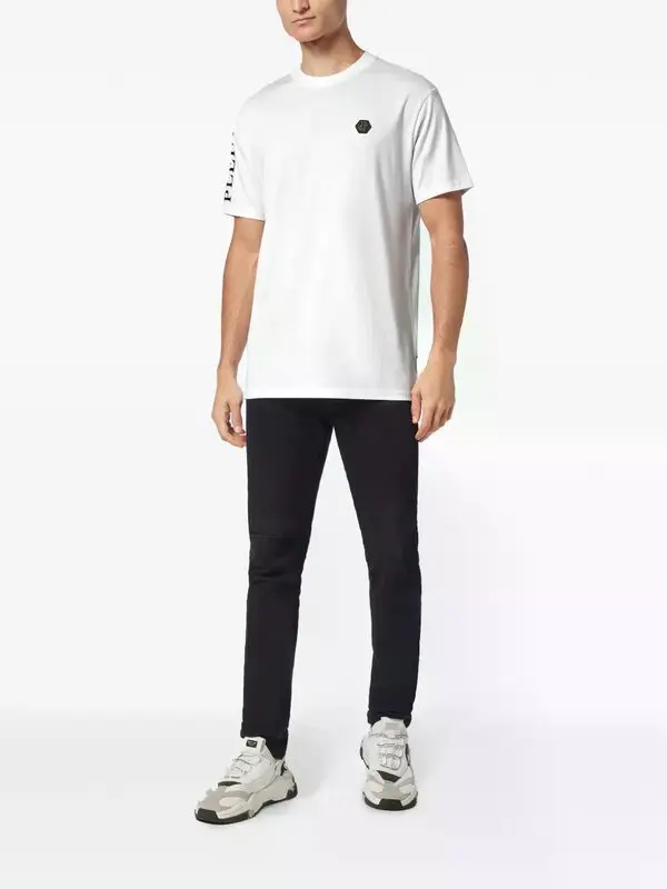 Philipp Plein Logo-patch Cotton T-shirt