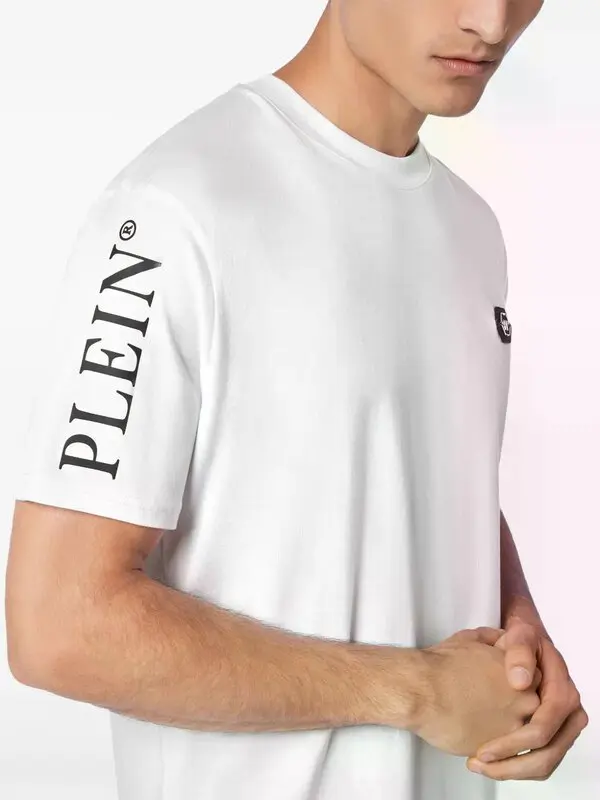 Philipp Plein Logo-patch Cotton T-shirt