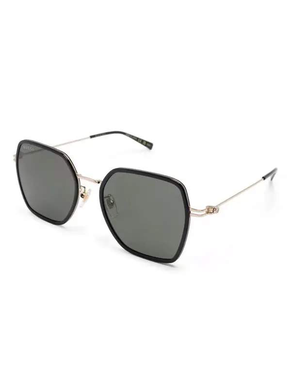 Gucci Square-frame Sunglasses - Black
