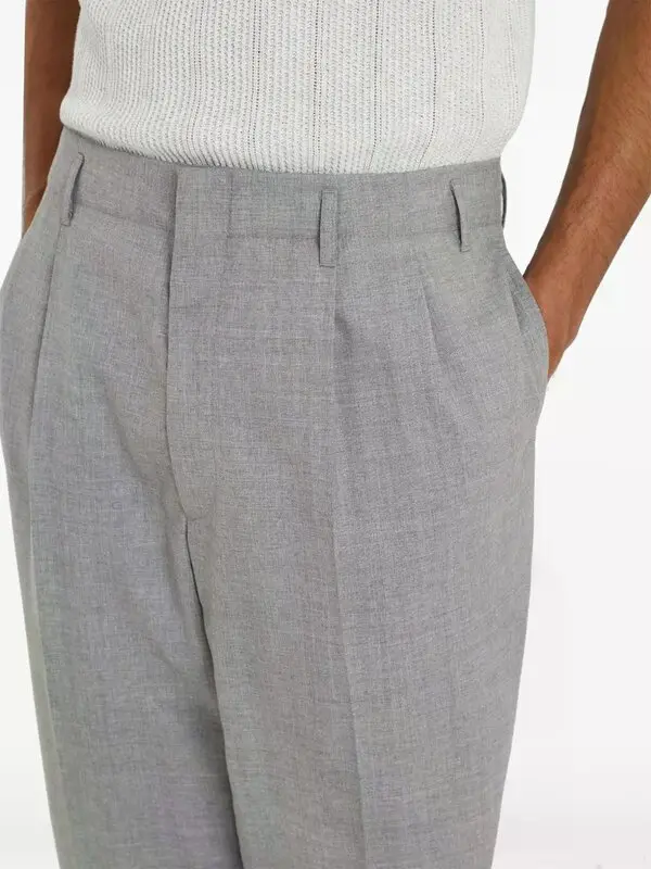 Brunello Cucinelli Tapered Virgin Wool Trousers