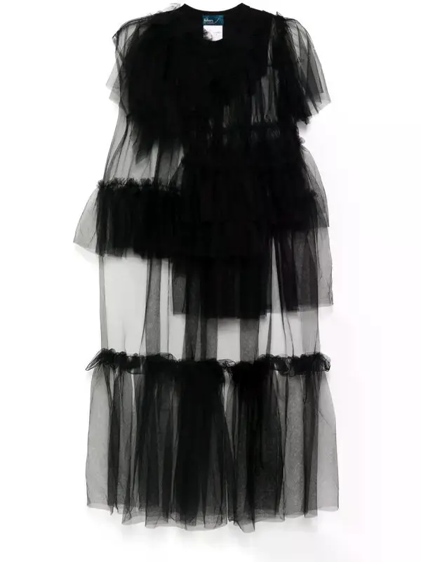 Kolor Ruffle Top - Black