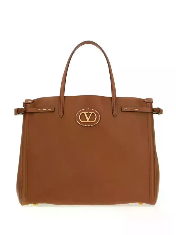 Valentino Garavani Antibes Vlogo Tote - Brown