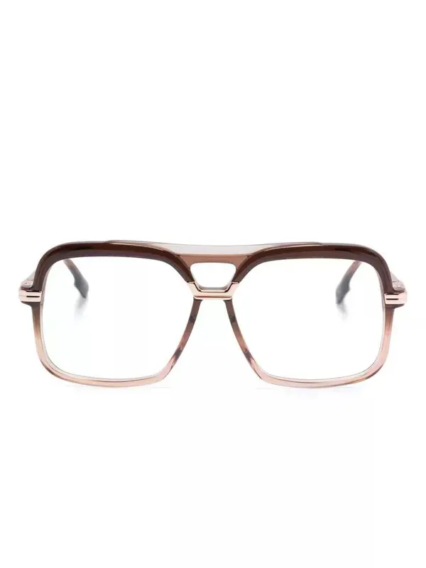 Cazal Pilot Frame Sunglasses - Brown