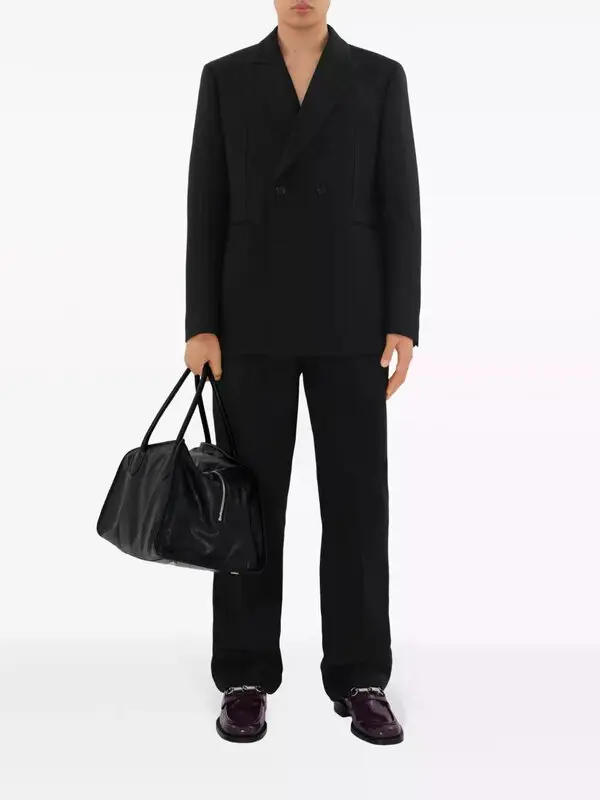 Burberry Shield Leather Duffle Bag