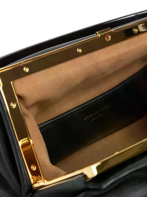 Dries Van Noten Folded Leather Tote Bag
