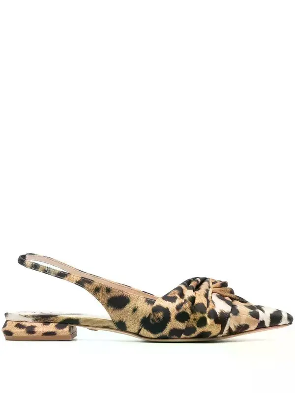 Roberto Cavalli Knotted Slingback Pumps