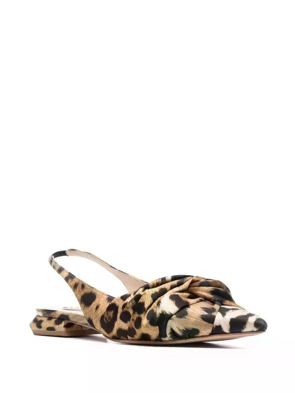 Roberto Cavalli Knotted Slingback Pumps